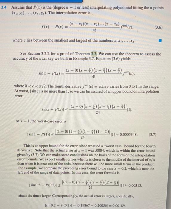Solved 1. (a) Find the degree 2 interpolating polynomial | Chegg.com