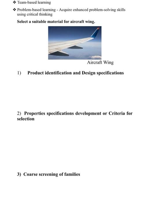 Solved Team-based learning Problem-based learning - Acquire | Chegg.com