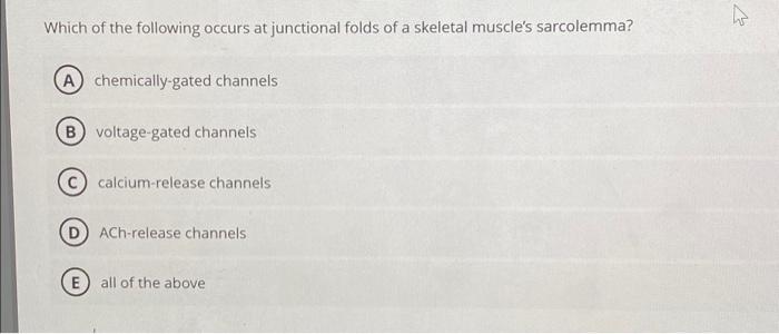 Solved Which of the following occurs at junctional folds of | Chegg.com