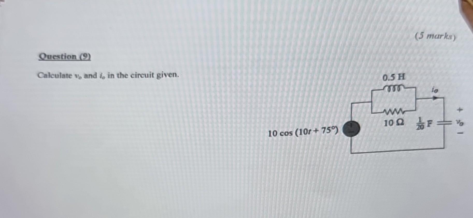 Solved Calculate vb and i0 in the circuit given. | Chegg.com