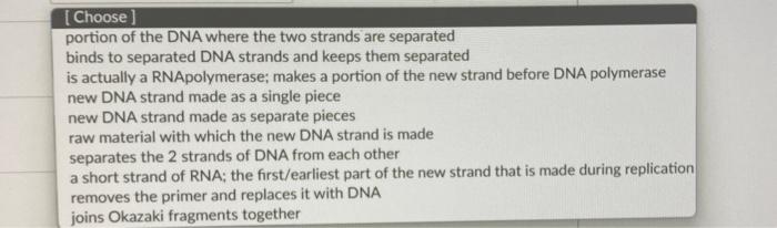 Solved Match the items on the lett with its proger | Chegg.com