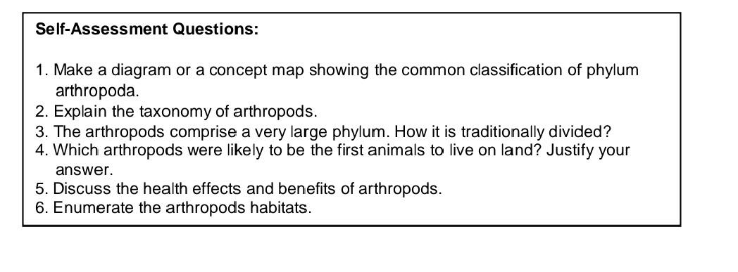 Solved Self-Assessment Questions: 1. Make a diagram or a | Chegg.com