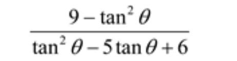 Solved 9-tando tan0-5 tan +6 | Chegg.com