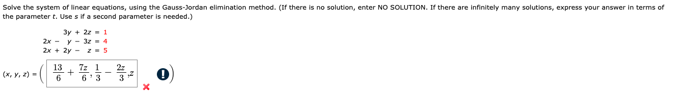 the parameter t. ﻿Use s ﻿if a second parameter is | Chegg.com
