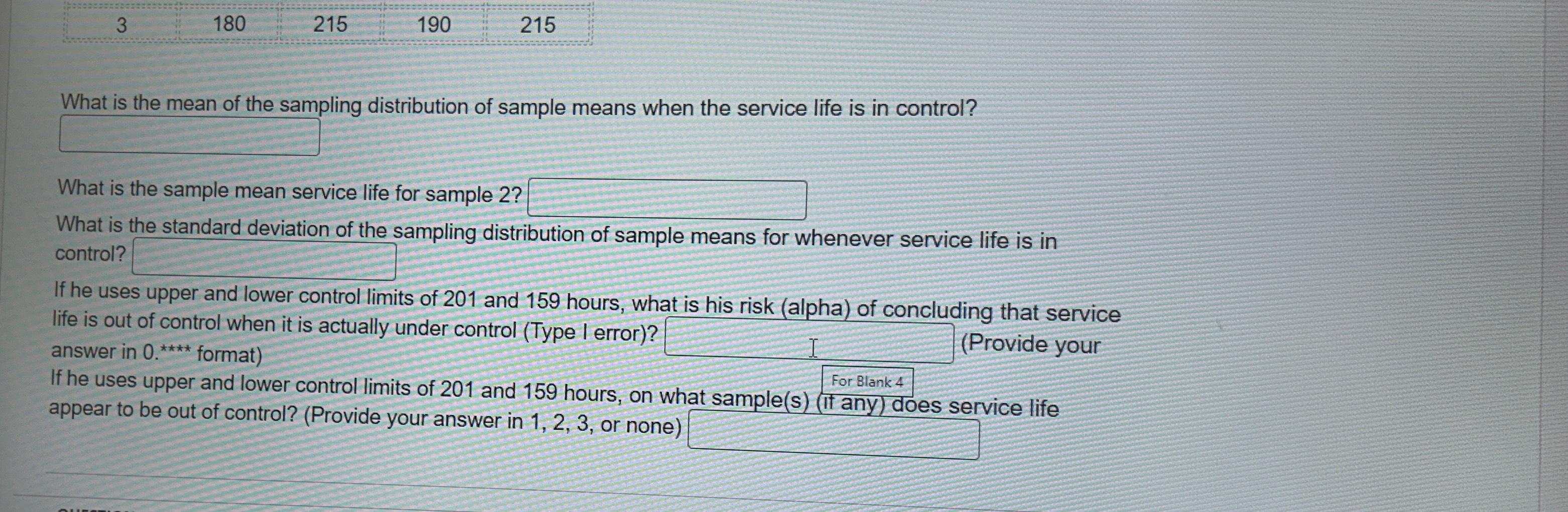 Solved What is the mean of the sampling distribution of | Chegg.com