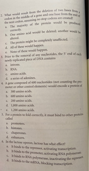 Solved Fill-in-the-Blank 1. The two strands of a DNA | Chegg.com