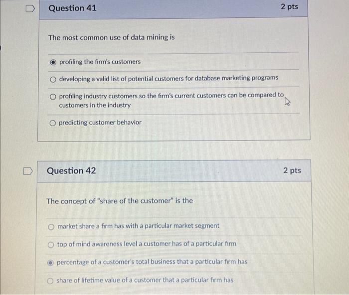 Solved The most common use of data mining is profiling the | Chegg.com