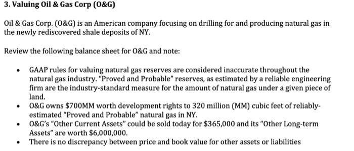 Oil \& Gas Corp. (O\&G) is an American company | Chegg.com