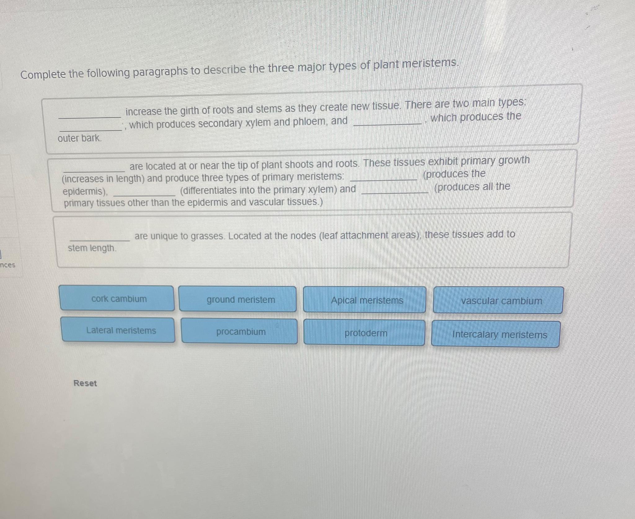 Solved Complete the following paragraphs to describe the | Chegg.com