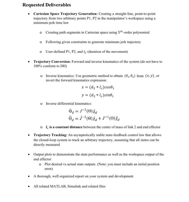 Solved Consider the RP manipulator illustrated in Fig. 1. | Chegg.com