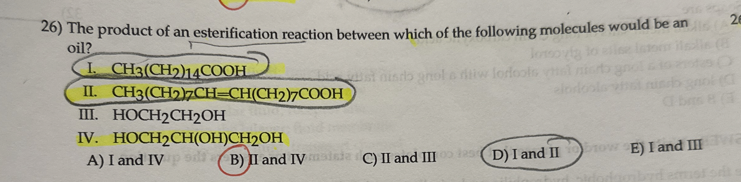 Solved by an EXPERT The product of an esterification reaction between | Chegg.com