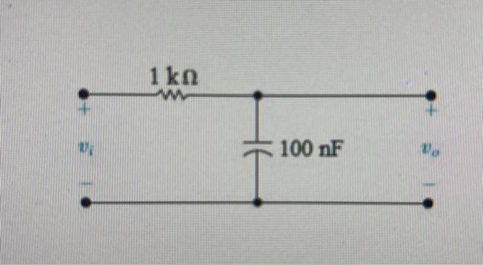 Solved If vi=210 coswt mV, what is the steady-state | Chegg.com