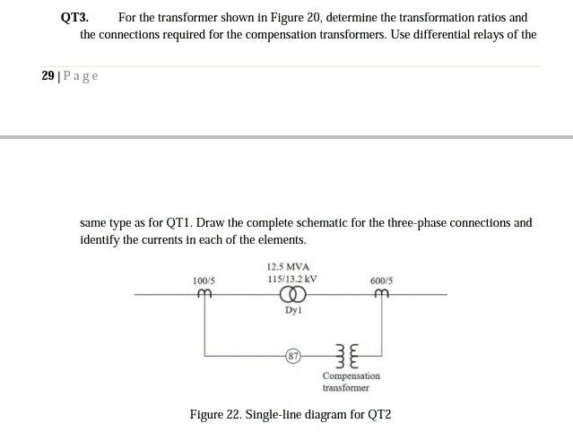 QT3. For the transformer shown in Figure 20, | Chegg.com