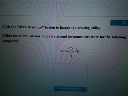 Click the "draw structure" button to launch the | Chegg.com