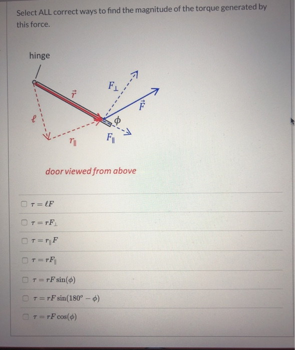 Solved What factors determine the torque generated by a | Chegg.com