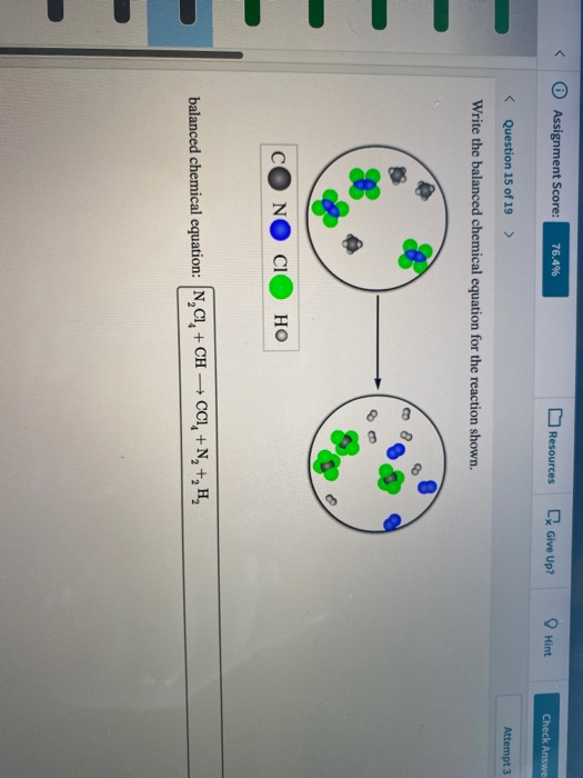 Solved Assignment Score: 76.4% Resources (Give Up? Hint | Chegg.com