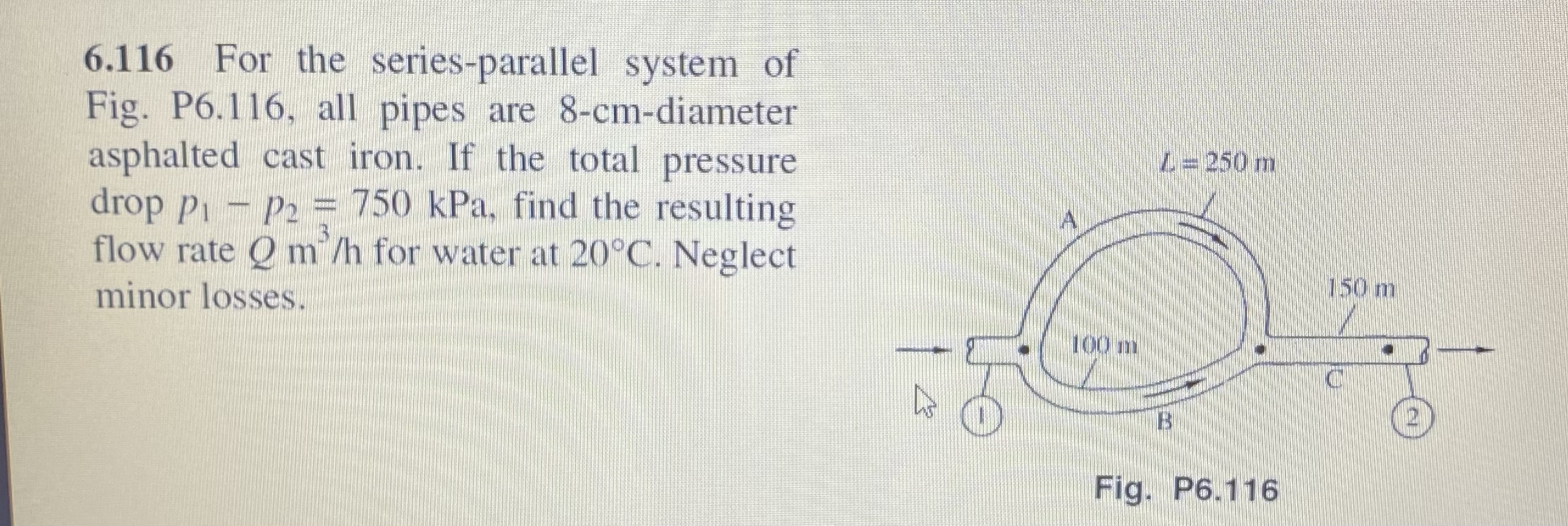 Solved by an EXPERT 6.116 ﻿For the series-parallel system of Fig. P6.116, | Chegg.com
