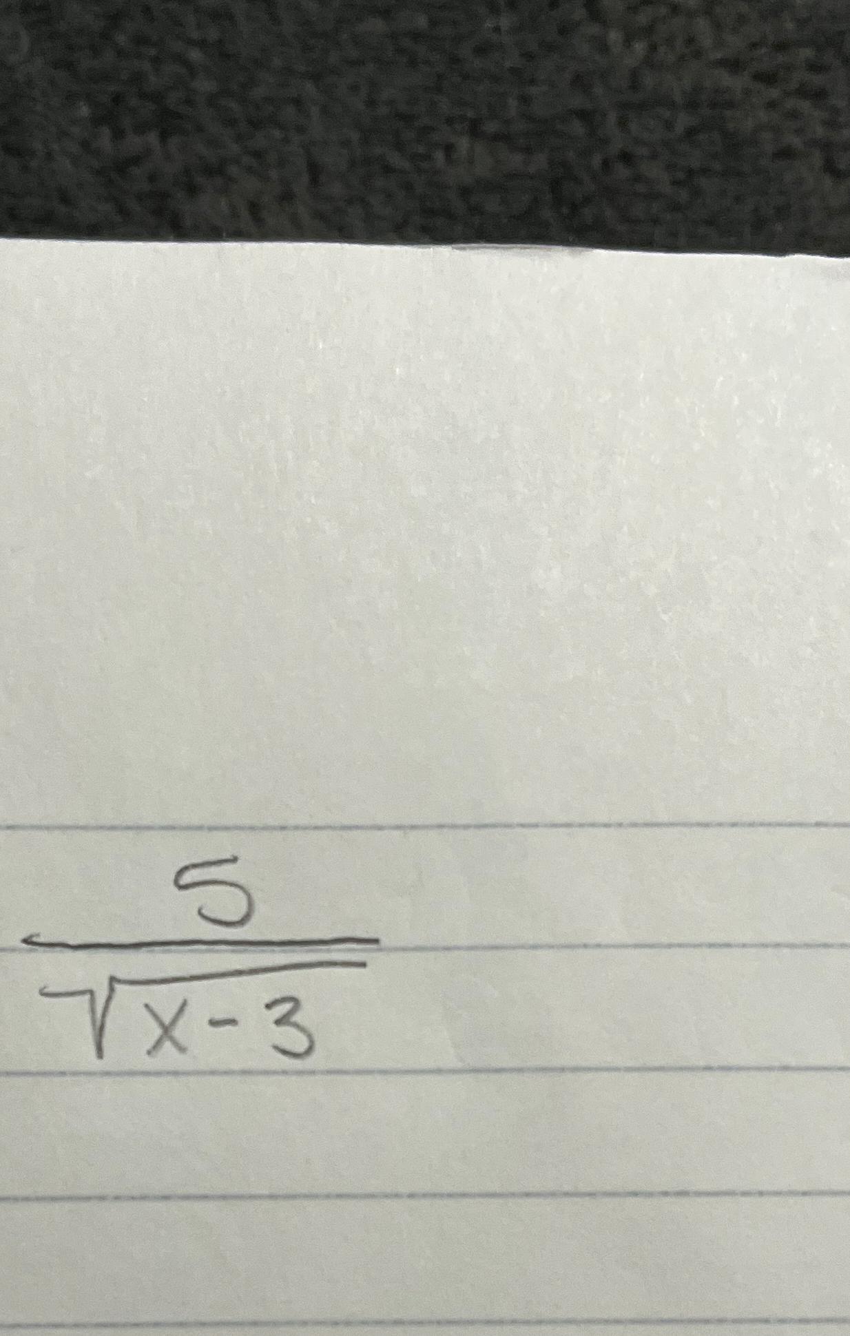 Solved 5x-32 ﻿What is the domain | Chegg.com