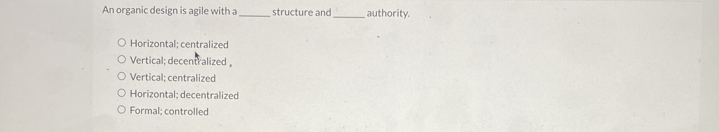 Solved An organic design is agile with a q, ﻿structure and | Chegg.com