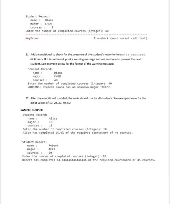 Solved ISM 6644 Assignment 5-Dictionaries TASKS In this | Chegg.com