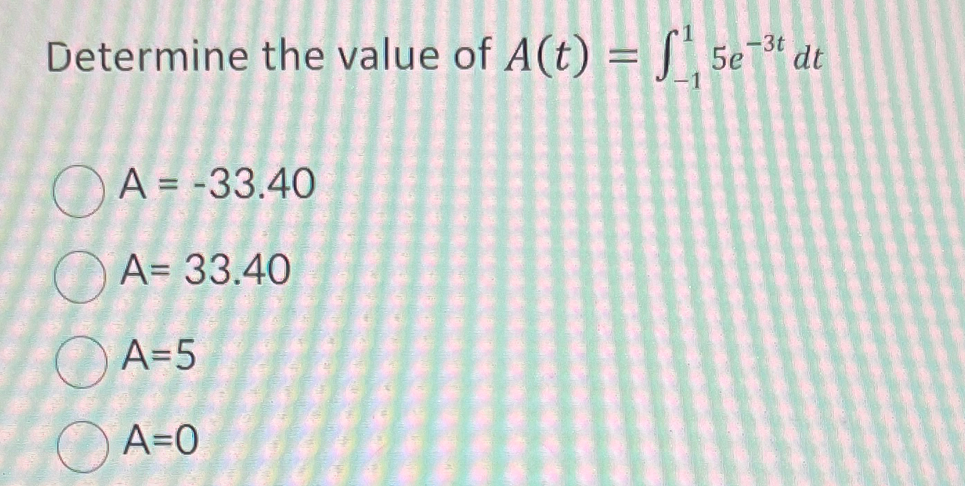Solved Determine the value of | Chegg.com