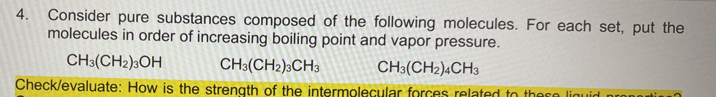 Solved Consider pure substances composed of the following | Chegg.com