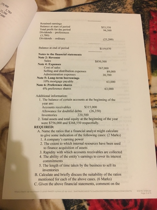 Solved Accounting for Managers (ACC00724) 52, 2019 | Chegg.com