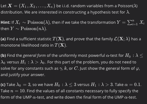 Solved Let x=(x1,x2,dots,xn) ﻿be i.i.d. ﻿random variables | Chegg.com