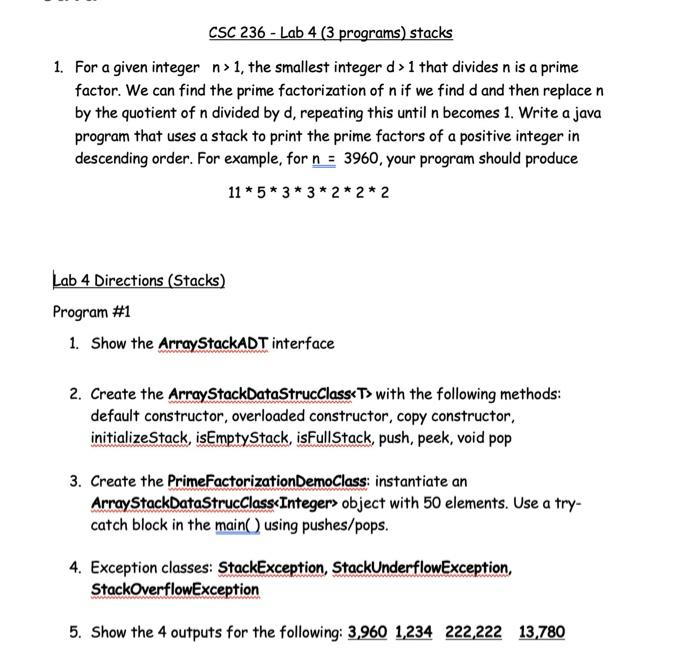 Solved 1. For a given integer n>1, the smallest integer d>1 | Chegg.com