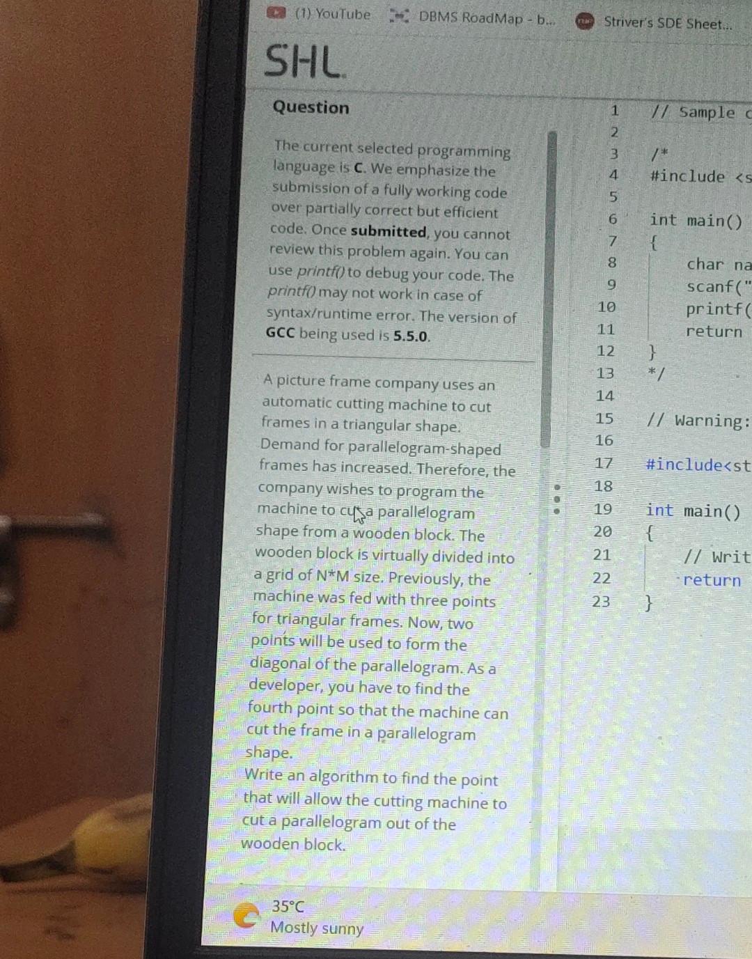 Solved Mostly sunnyQuestion machine was fed with three | Chegg.com