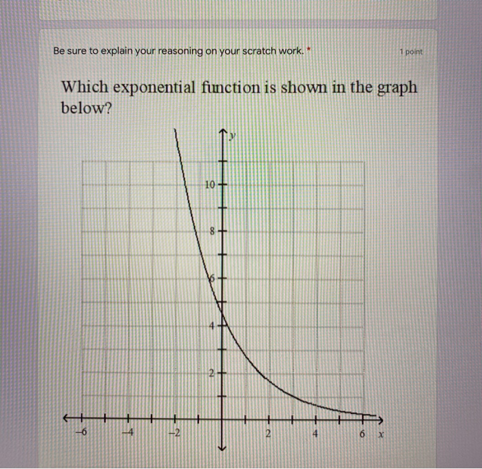 Solved Be sure to explain your reasoning on your scratch | Chegg.com