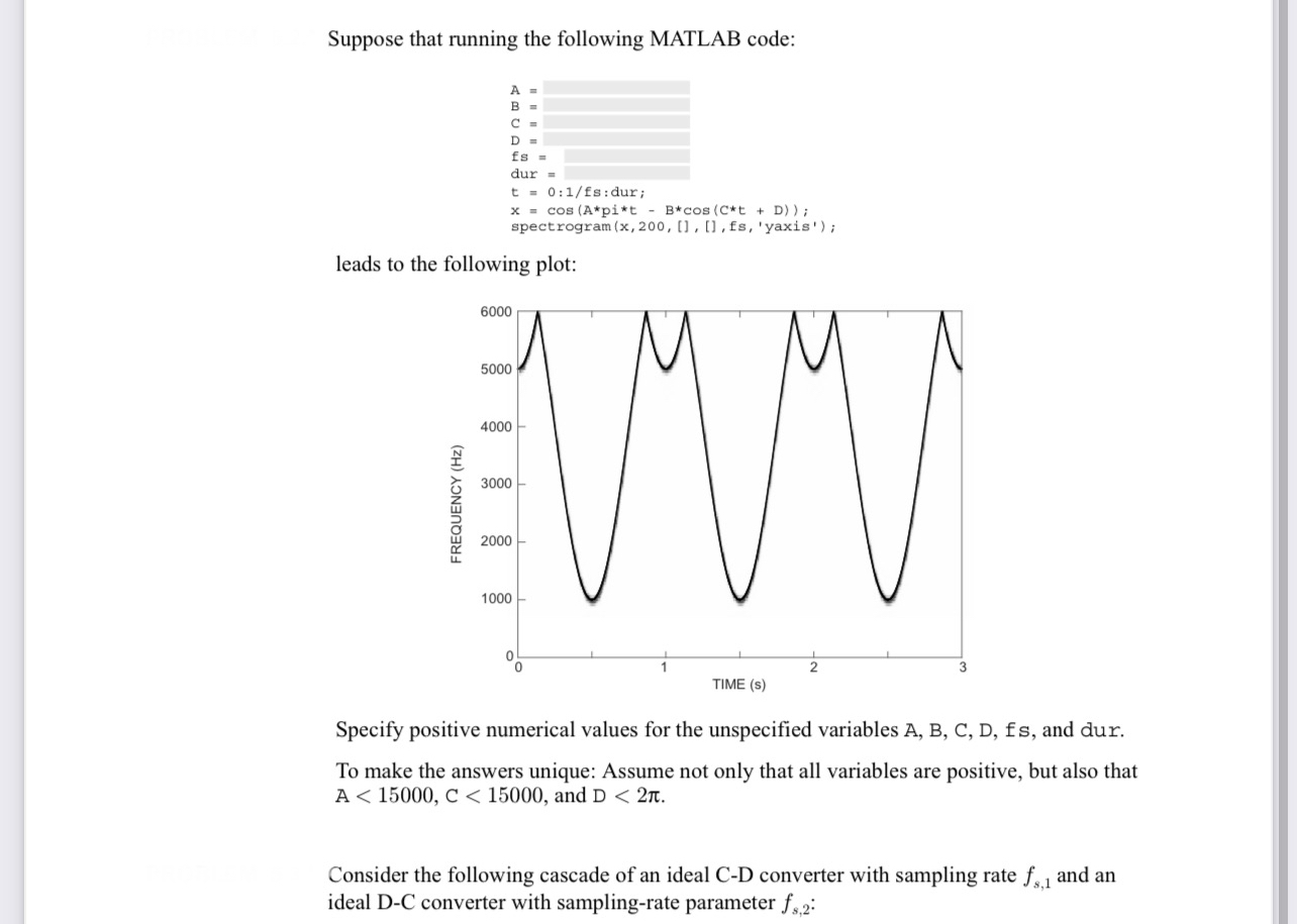 Solved Suppose that running the following MATLAB | Chegg.com