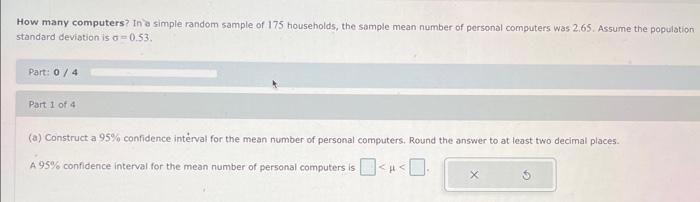 Solved How many computers? In a simple random sample of 175 | Chegg.com