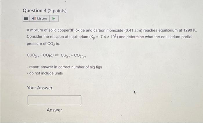 Solved The initial concentrations of the reactants and | Chegg.com