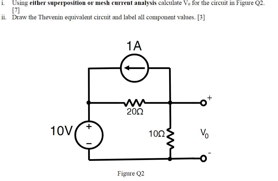 Solved Help I ﻿using Either Superposition Or Mesh Current