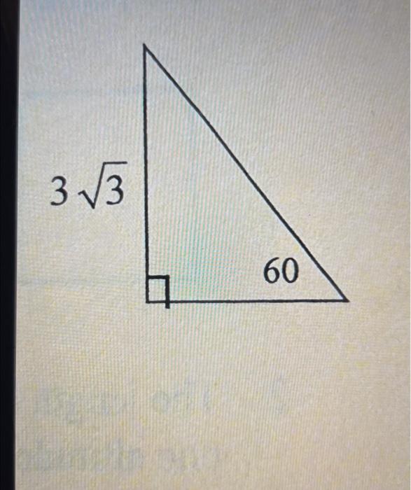 Solved need help on finding the other 2 sides | Chegg.com