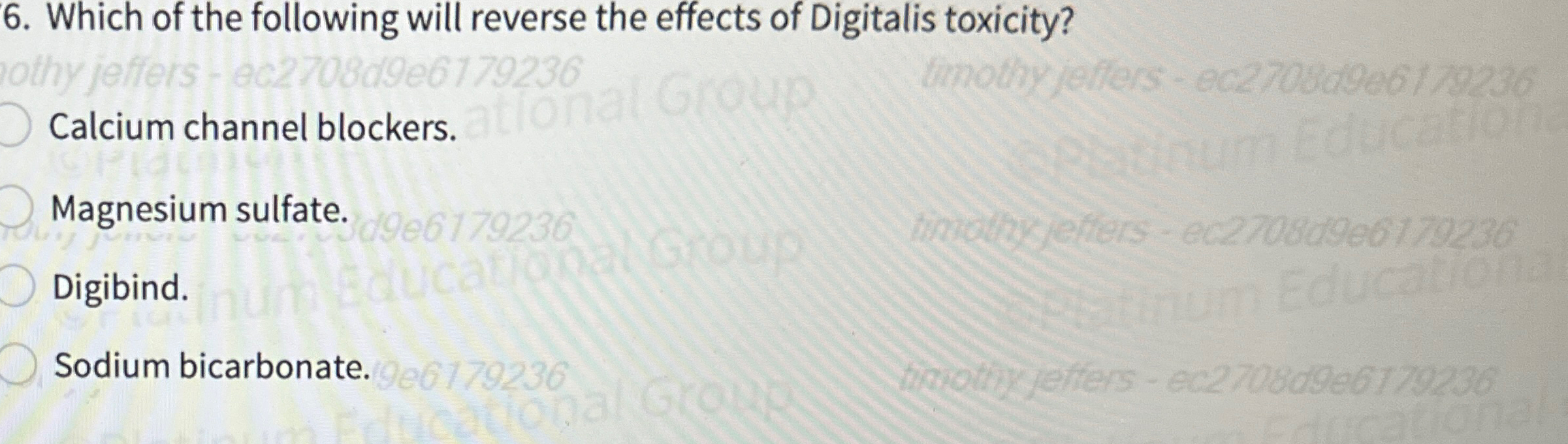 Solved Which of the following will reverse the effects of | Chegg.com