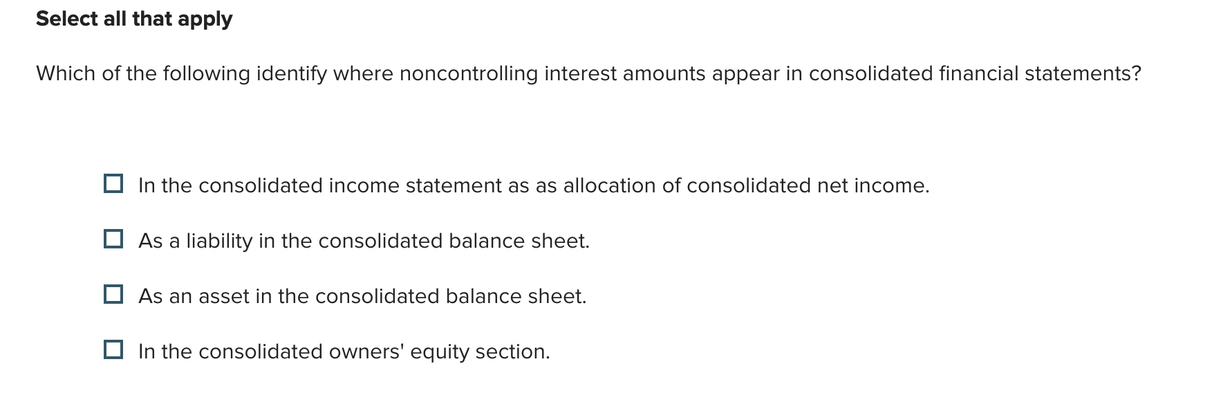 Solved Select all that applyWhich of the following identify | Chegg.com