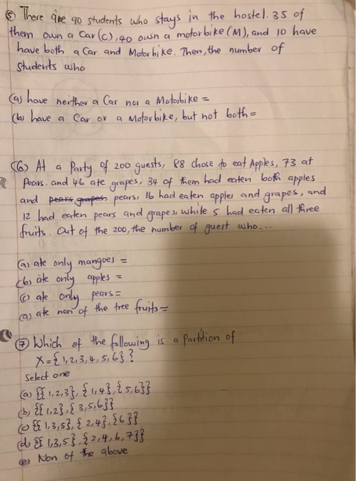 Solved & There are to students who stays in the hostel.35 of | Chegg.com