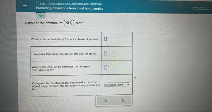 Solved Consider the ammonium (NH4+)cation.How many lone | Chegg.com