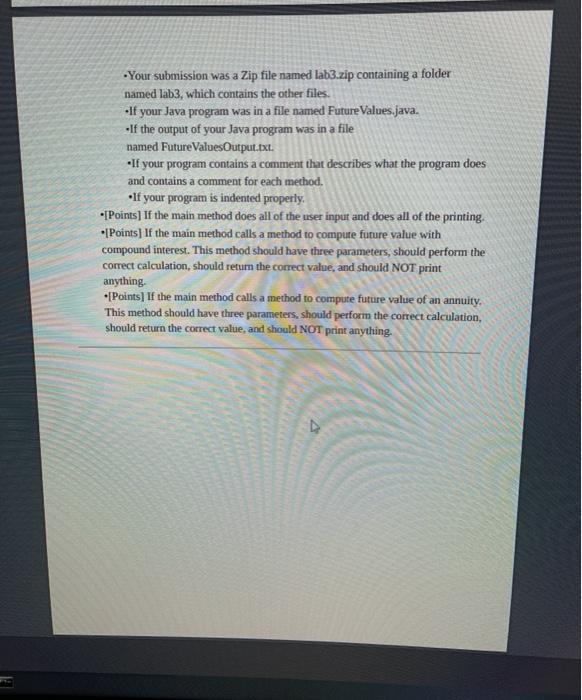 Solved COSC 1336 Lab 3: Computing Future Values The Future | Chegg.com