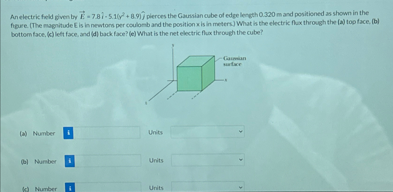 Solved An electric field given by | Chegg.com