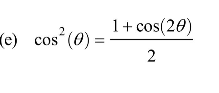 Solved (c) tan(θ)=−i[eiθ+e−iθeiθ−e−iθ](d) | Chegg.com
