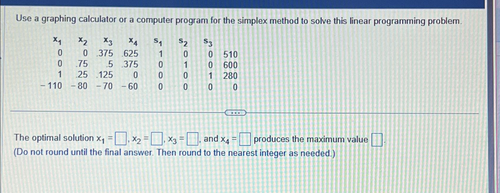 Solved Use a graphing calculator or a computer program for | Chegg.com