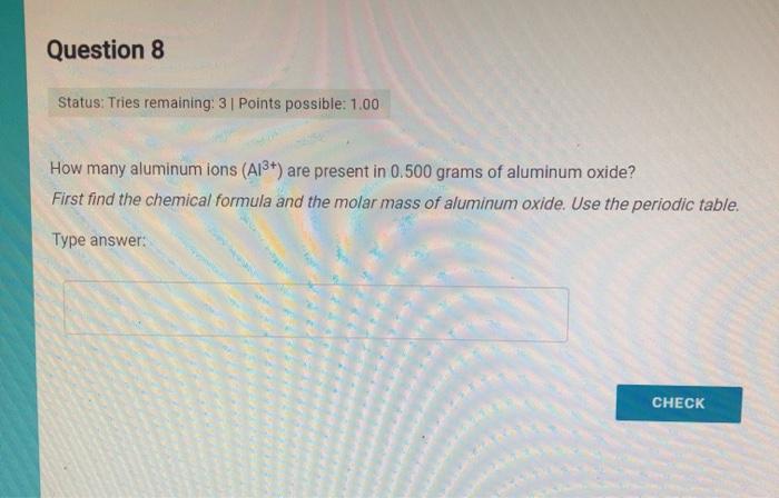 Solved Question 3 Status: Tries remaining: 21 Points | Chegg.com