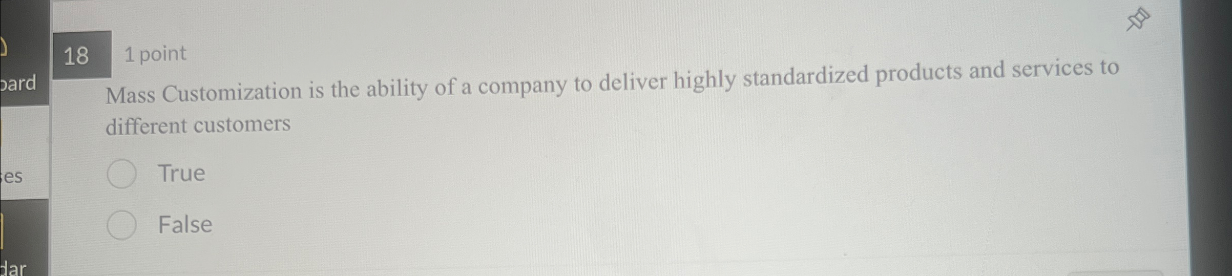 Solved 181 ﻿pointMass Customization is the ability of a | Chegg.com