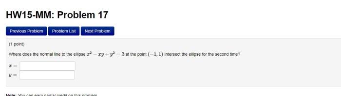 Solved HW15-MM: Problem 17 Previous Problem Problem List | Chegg.com