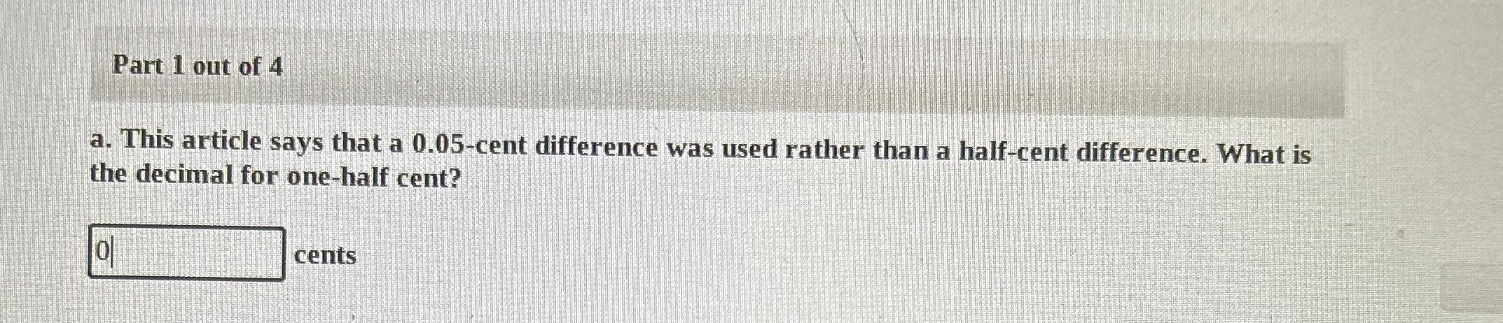 Solved Part 1 ﻿out of 4a. ﻿This article says that a | Chegg.com