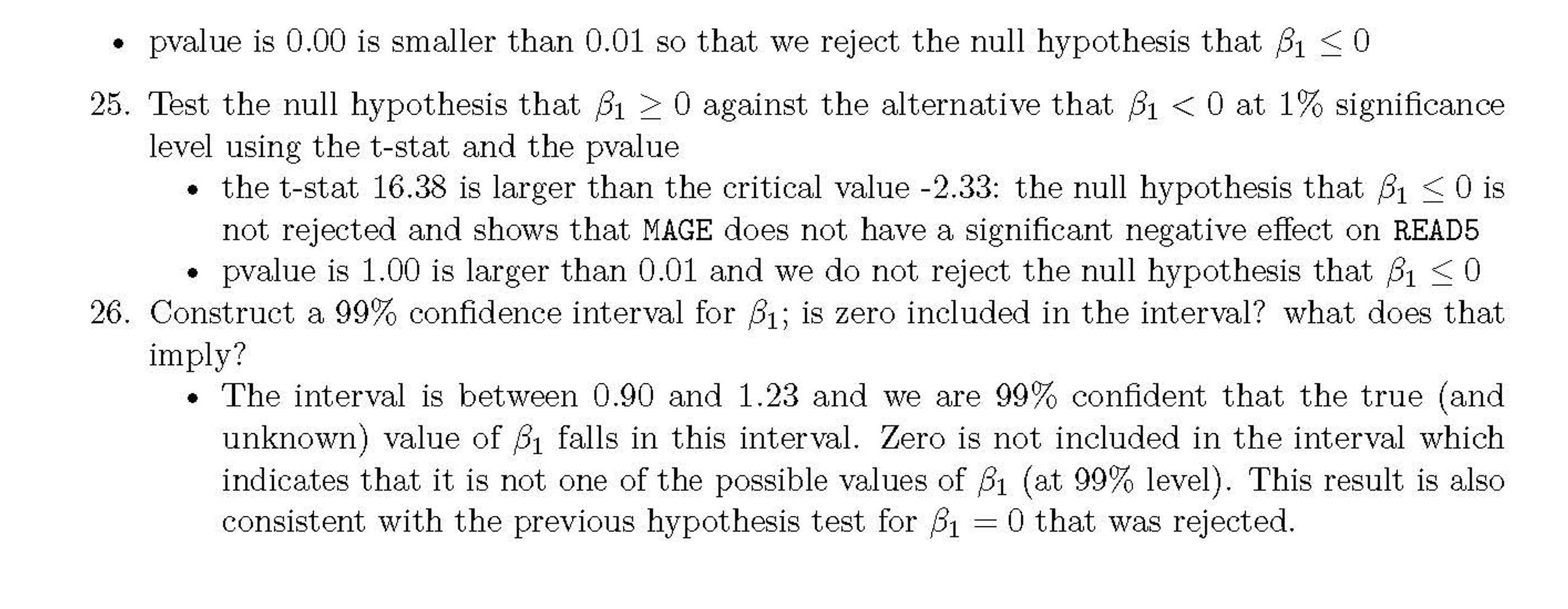 Solved pvalue is 0.00 is ﻿smaller than 0.01 so ﻿that we | Chegg.com