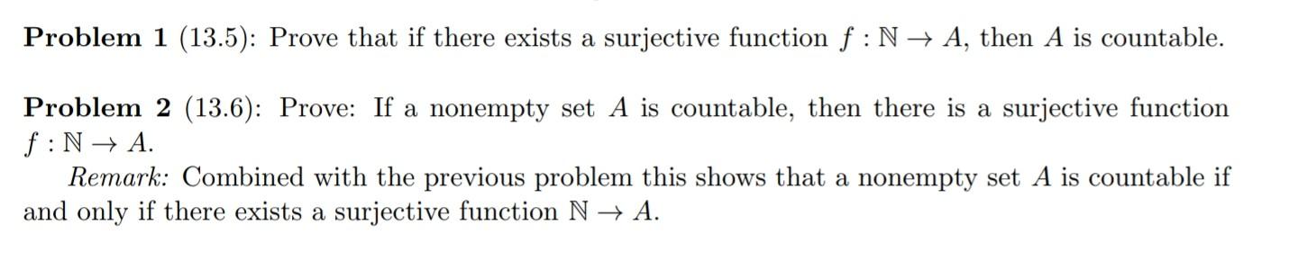Solved Problem 1 (13.5): Prove that if there exists a | Chegg.com